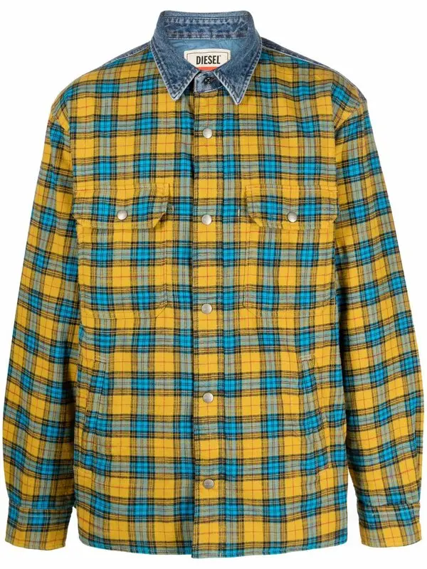 DIESEL® Check-print Flannel Shirt