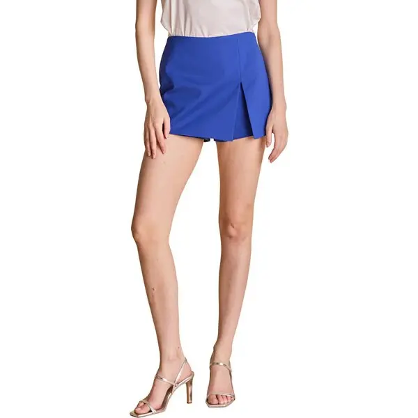 English Factory Slit Detail Skort - Royal Blue