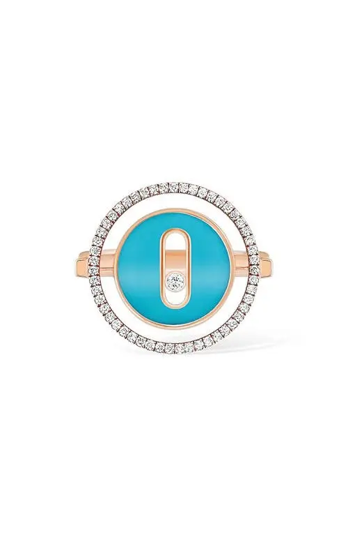 Messika Lucky Move Turquoise & Diamond Ring - Turquoise/gold