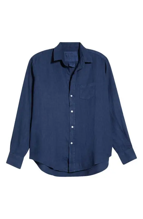Frank & Eileen Eileen Relaxed Linen Shirt - Navy
