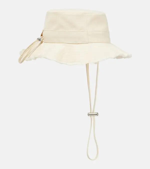 Jacquemus Le Bob Artichaut Bucket Hat - White