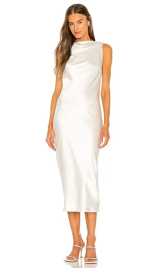 THE BAR Max Dress - Blanc