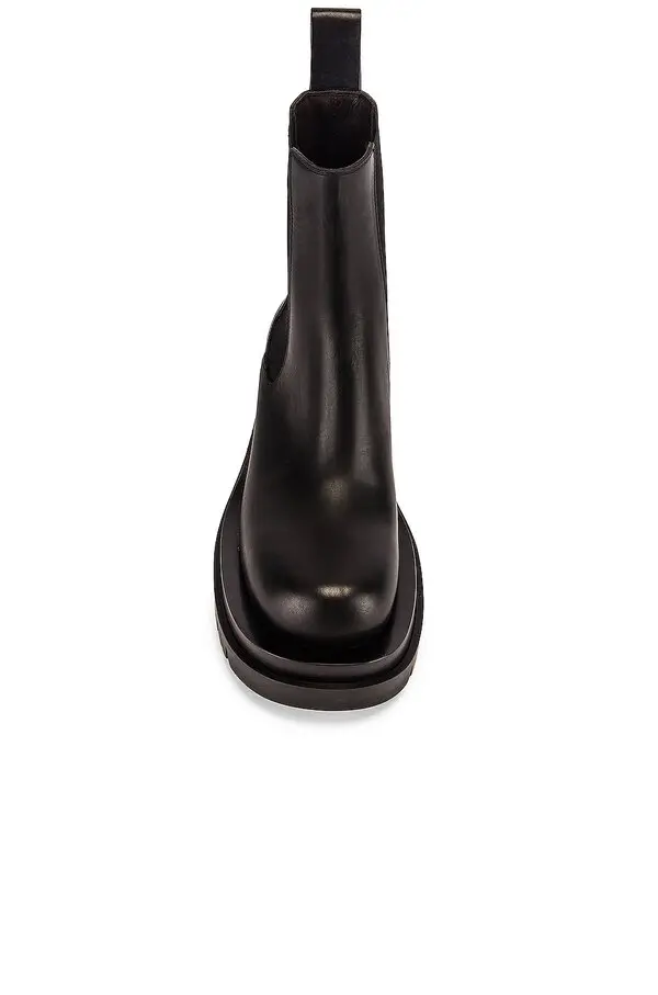 Bottega Veneta Lug Ankle Boots - Black