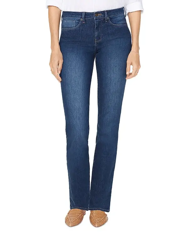 NYDJ Petite Sheri High Rise Slim Leg Jeans - Quinn