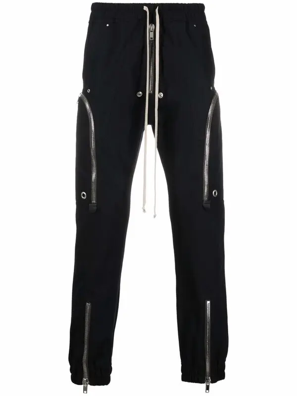 Rick Owens Bauhaus Cargo Track Pants - Black