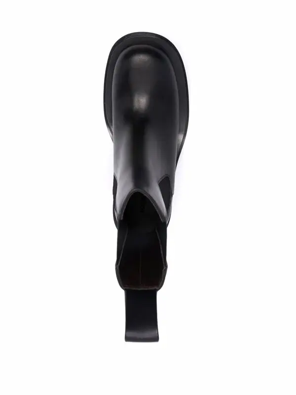 Bottega Veneta Lug Block-heel Ankle Boots