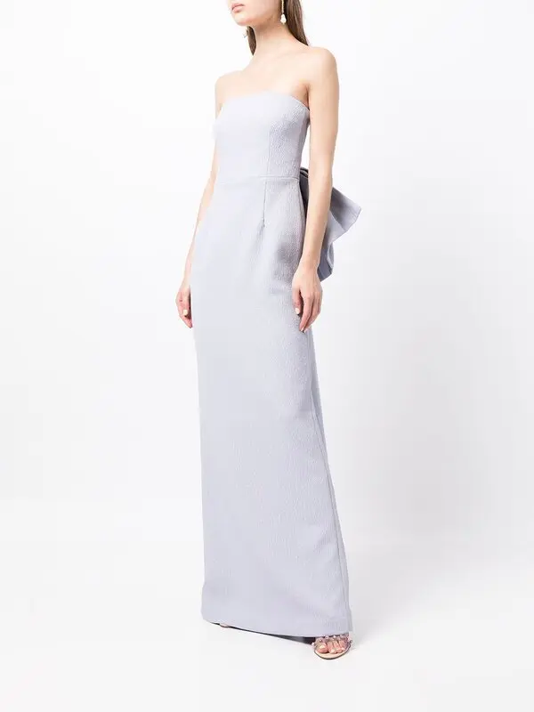 Rebecca Vallance Rosette Strapless Gown