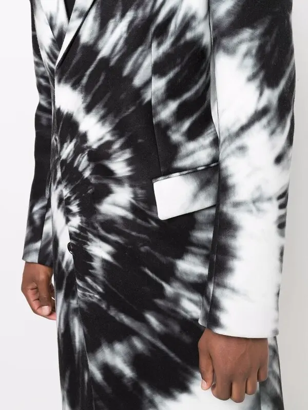Philipp Plein Single-breasted Tie-dye Coat