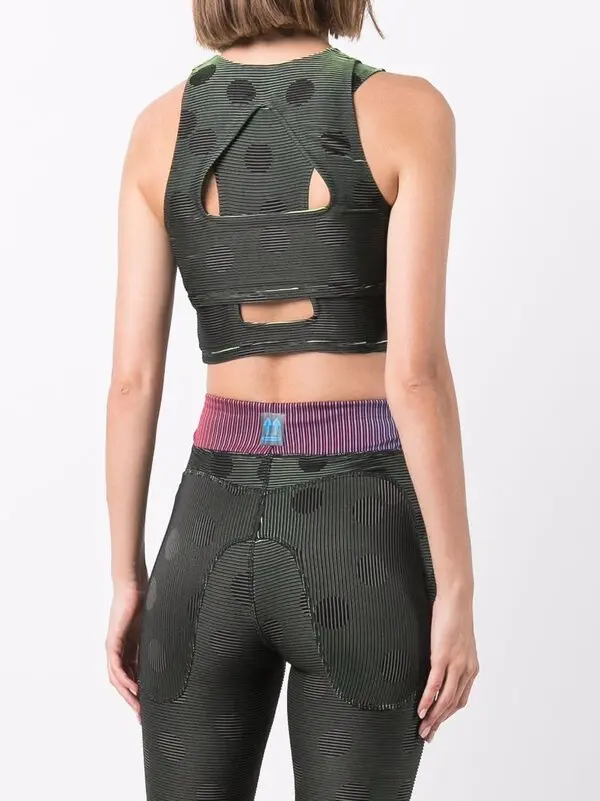Nike X Off White Polka-dot Print Performance Top - Green