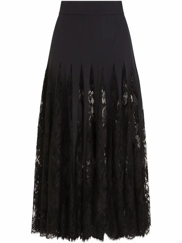 Dolce & Gabbana Chantilly-lace Midi Skirt