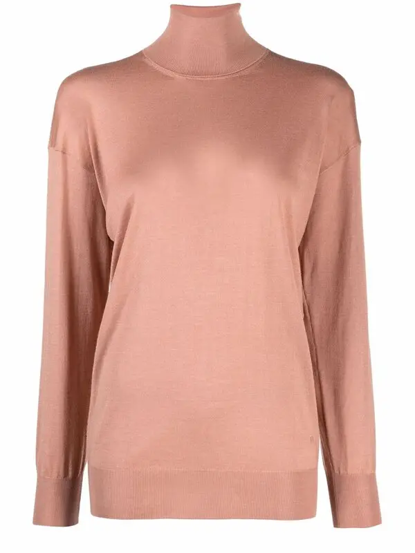 TOM FORD High-neck Knitted Top - Pink