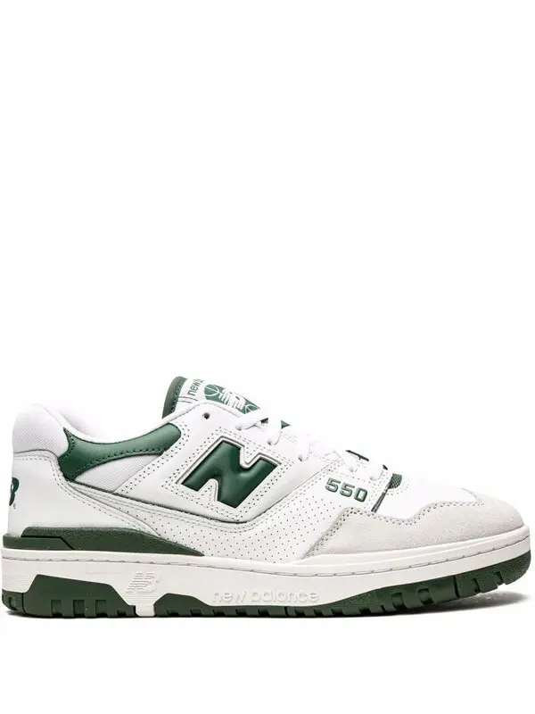NEW BALANCE 550 "team Forest Green" Sneakers - White