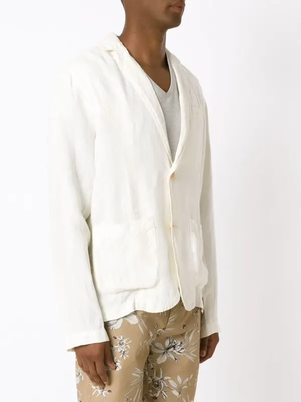 OSKLEN Single-breasted Linen Blazer