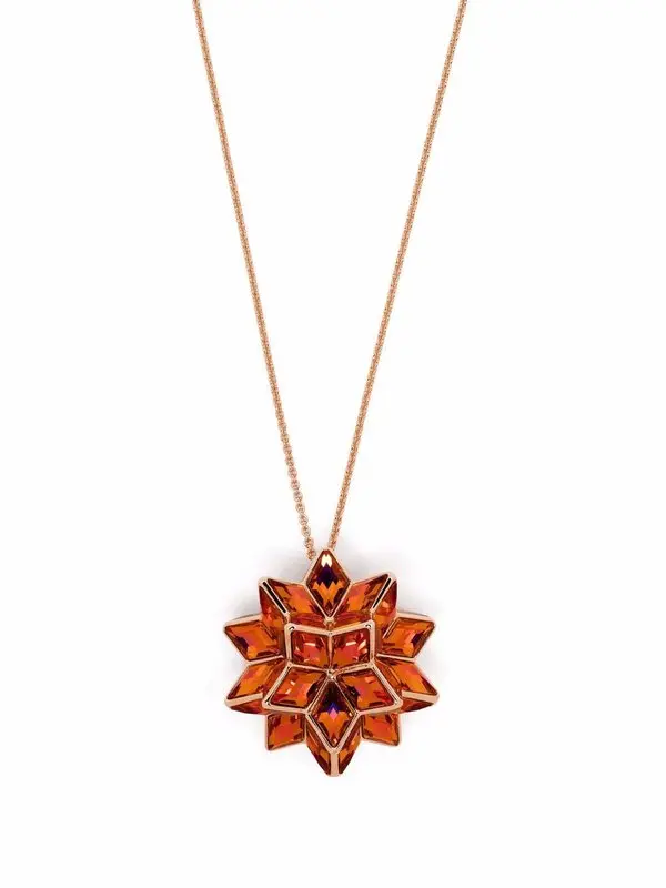 SWAROVSKI Crystal Star Pendant Necklace - Gold