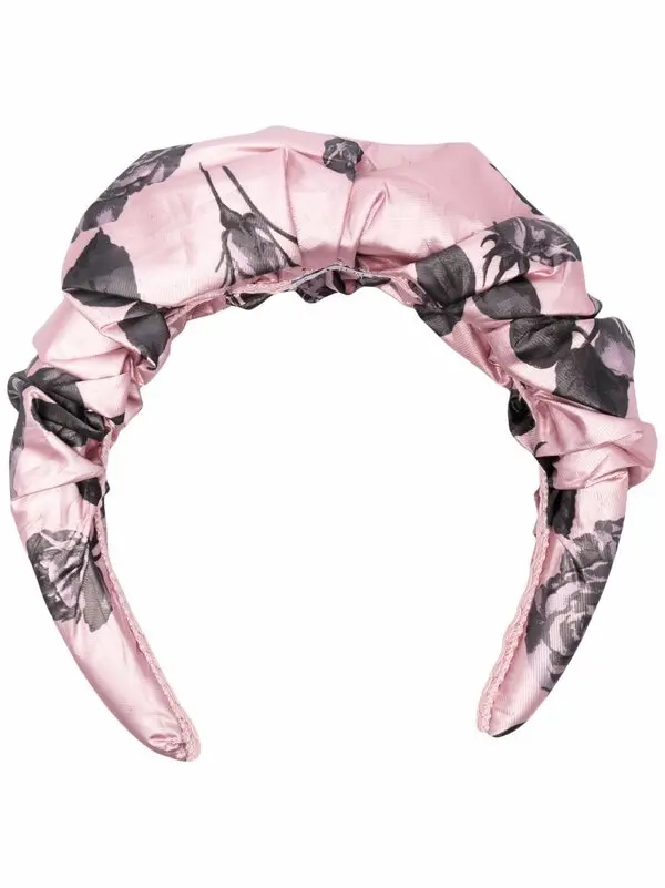 Red Valentino Floral-print Hairband - Pink