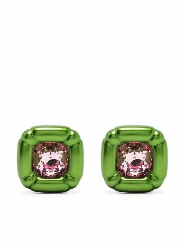 SWAROVSKI Dulcis Stud Earrings - Green