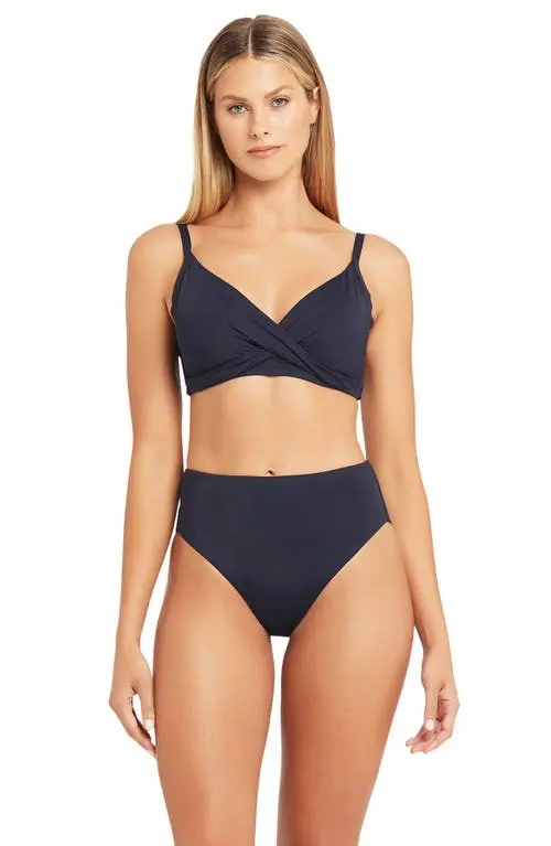 SEA LEVEL Twist Front Dd- & E-cup Underwire Bikini Top