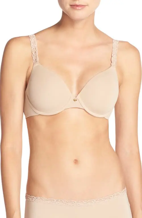 Natori Pure Luxe Underwire T-shirt Bra - Cafe
