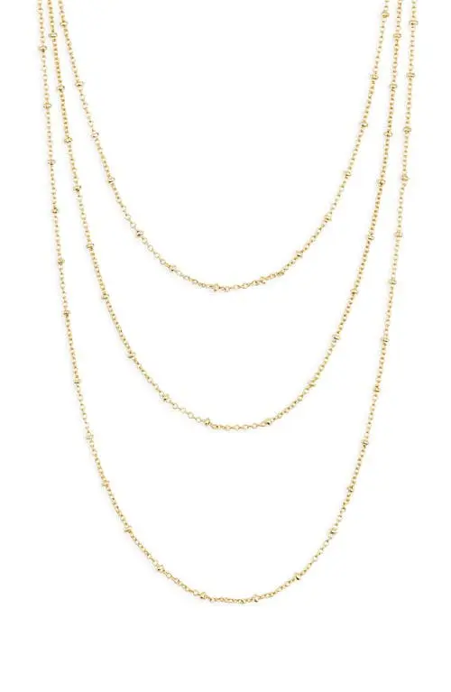 Nordstrom Triple Wrap Necklace - Gold