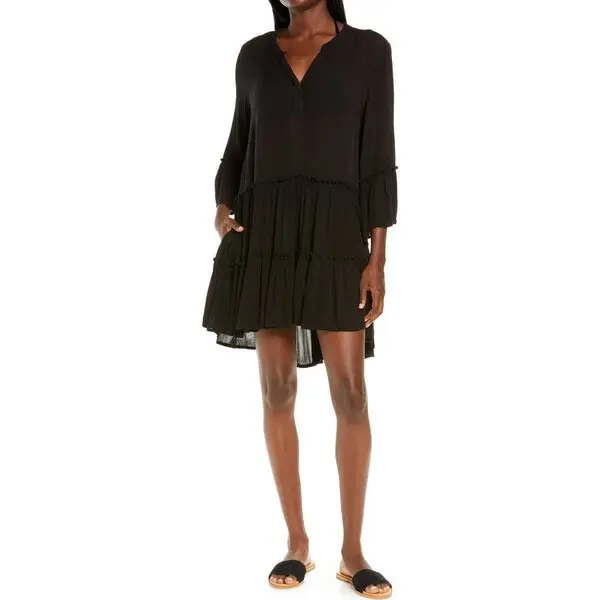 Elan V-neck Cover-up Dress