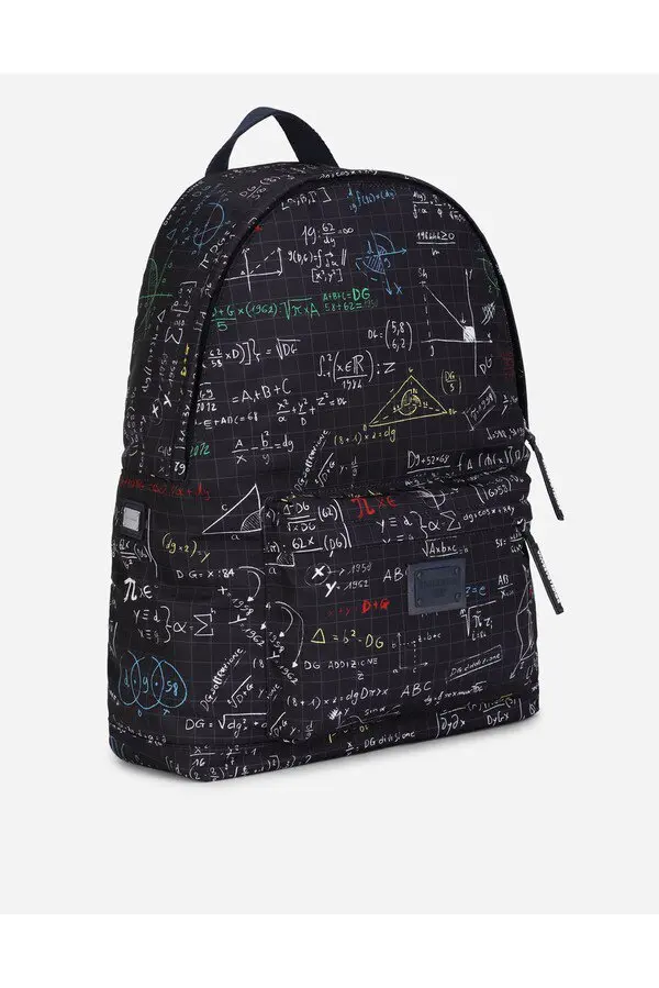 Dolce & Gabbana Gray Leopard Print Backpack Nylon Drawstring Bag Dolce & Gabbana Dolce&Gabbana FW17 Leopard Cheetah Animal  main image 3