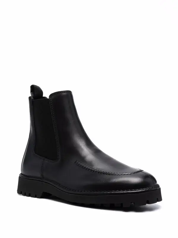 Kenzo K-mount Leather Chelsea Boots