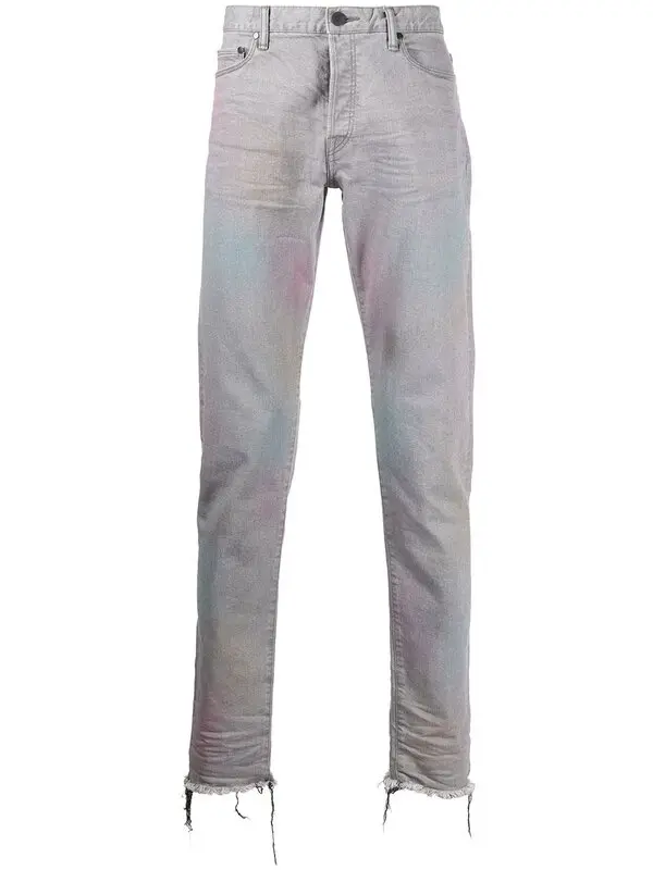John Elliott The Cast 2 Mid-rise Straight-leg Jeans - Grey