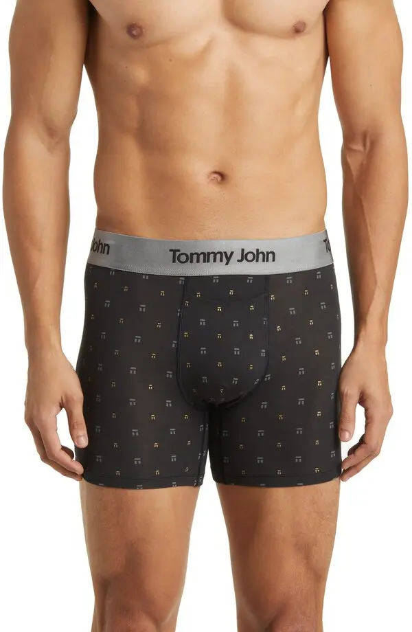 Tommy John Second Skin 4-inch Boxer Briefs - Gold Foil Invisible T