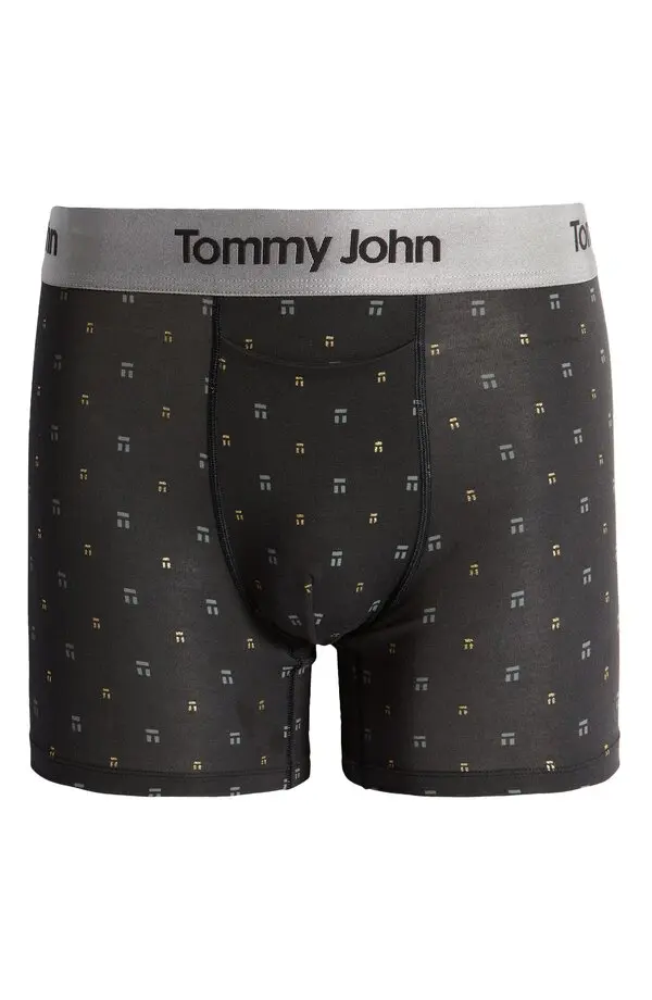 Tommy John Second Skin 4-inch Boxer Briefs - Gold Foil Invisible T