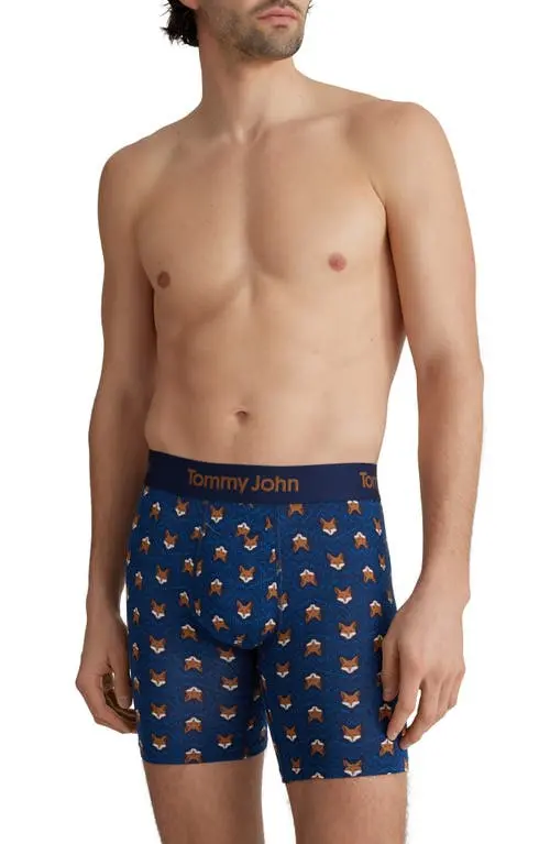 Tommy John Second Skin 6-inch Boxer Briefs - Fine Fox Dress Blues