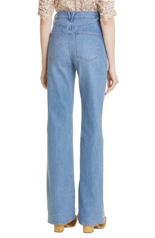 Veronica Beard Crosbie Wide Leg Jeans - Amethyst