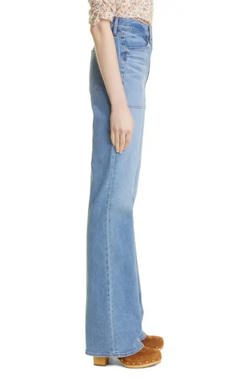 Veronica Beard Crosbie Wide Leg Jeans - Amethyst