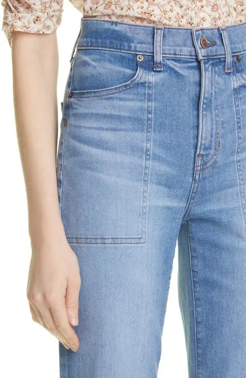 Veronica Beard Crosbie Wide Leg Jeans - Amethyst