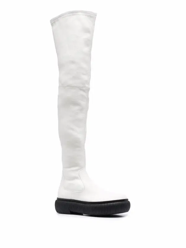 LANVIN Thigh-high Leather Boots