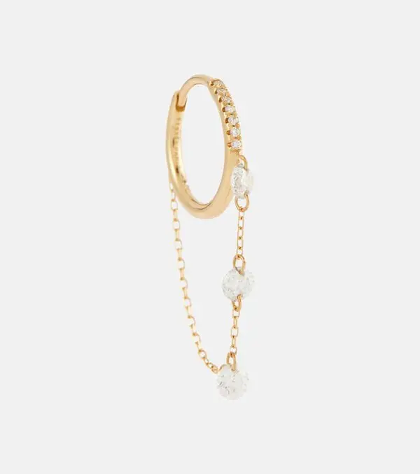 PERSEE Persée Danaé 18kt Single Earring With Diamonds