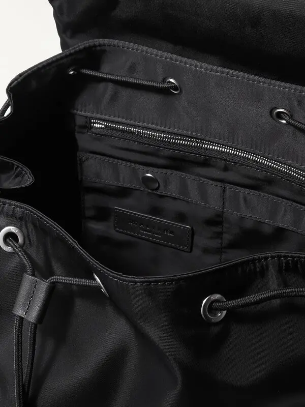 1017 Alyx 9sm Leather-trimmed Nylon Backpack
