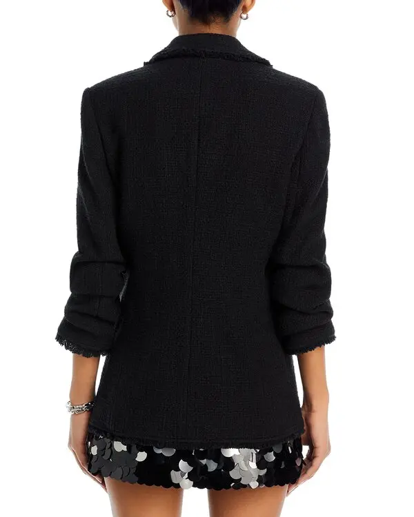 Cinq À Sept Khloe Boucle Blazer - Black