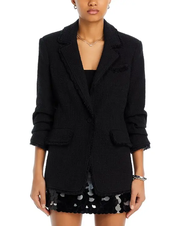 Cinq À Sept Khloe Boucle Blazer - Black