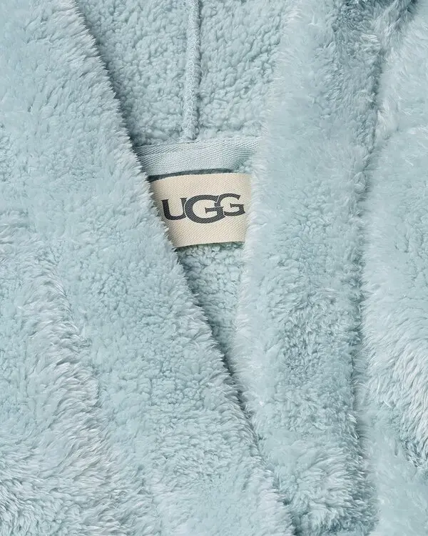 UGG Aarti Hooded Fleece Robe - Sky Blue