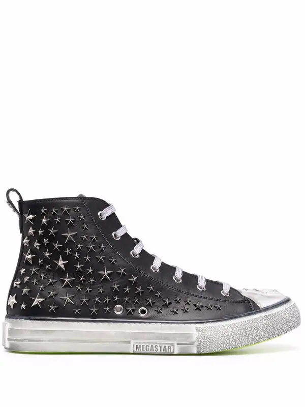 Philipp Plein Studs Megastar High-top Sneakers