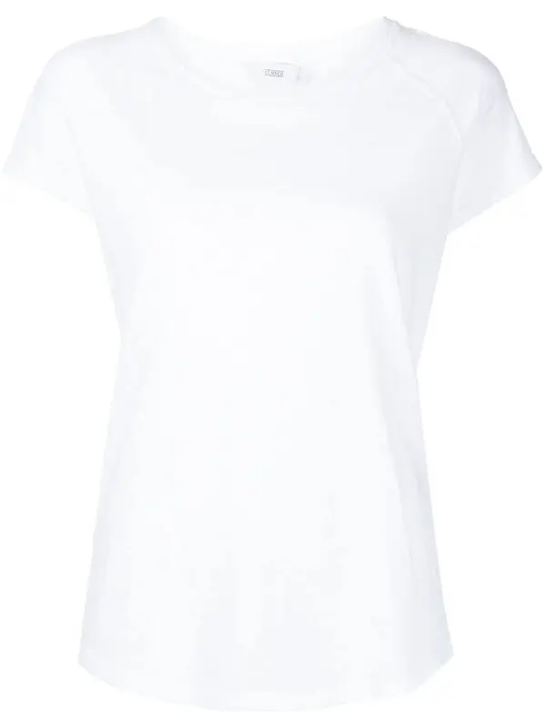 Closed Round Neck Cotton T-shirt
