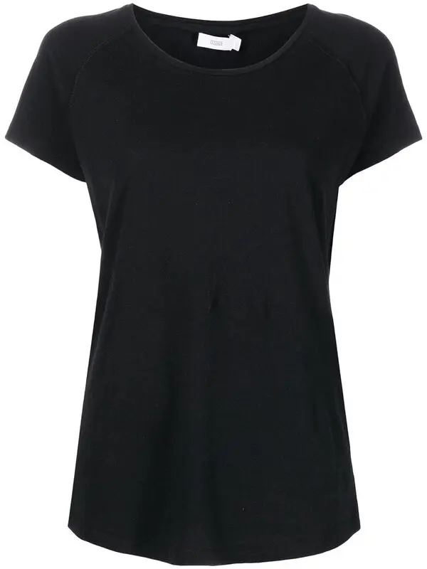 Closed Round Neck Cotton T-shirt