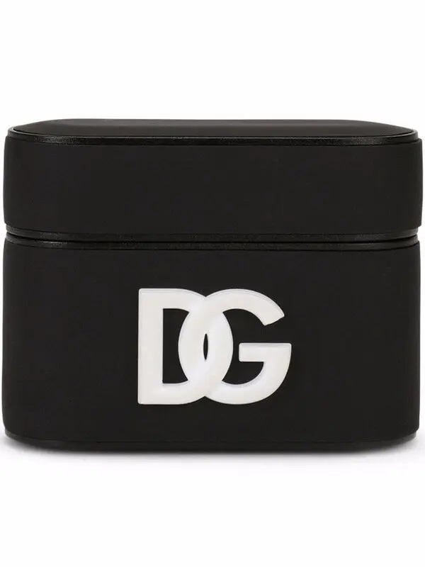 Dolce & Gabbana Dg-logo Airpods Pro Case - Black