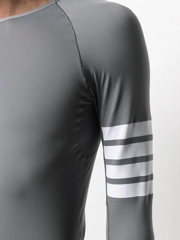 Thom Browne 4-bar Stripe Compression Top
