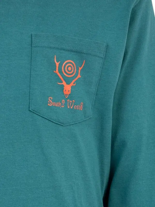 Supreme X South2 West8 Long-sleeve T-shirt - Blue