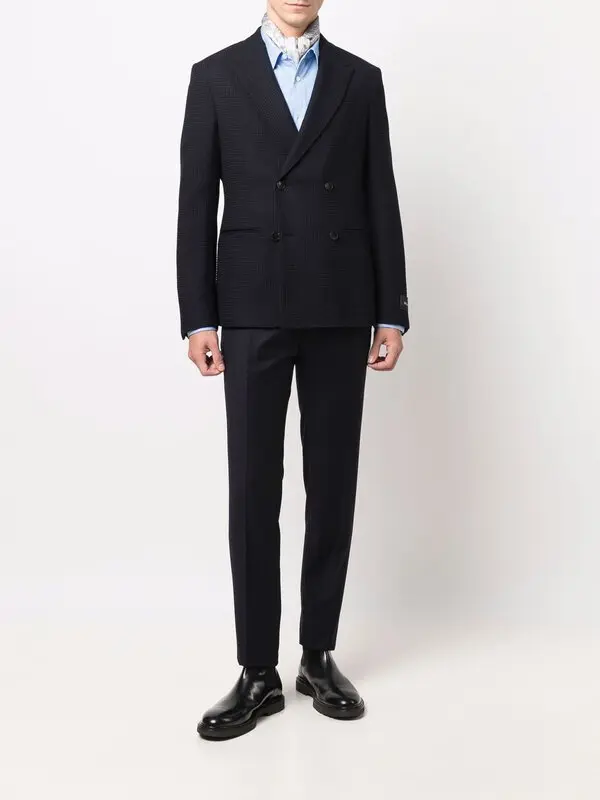 Incotex Straight-leg Tailored Trousers - Blue