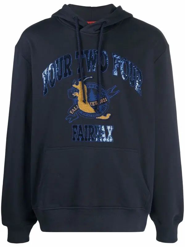 424 Appliqué Detail Hoodie