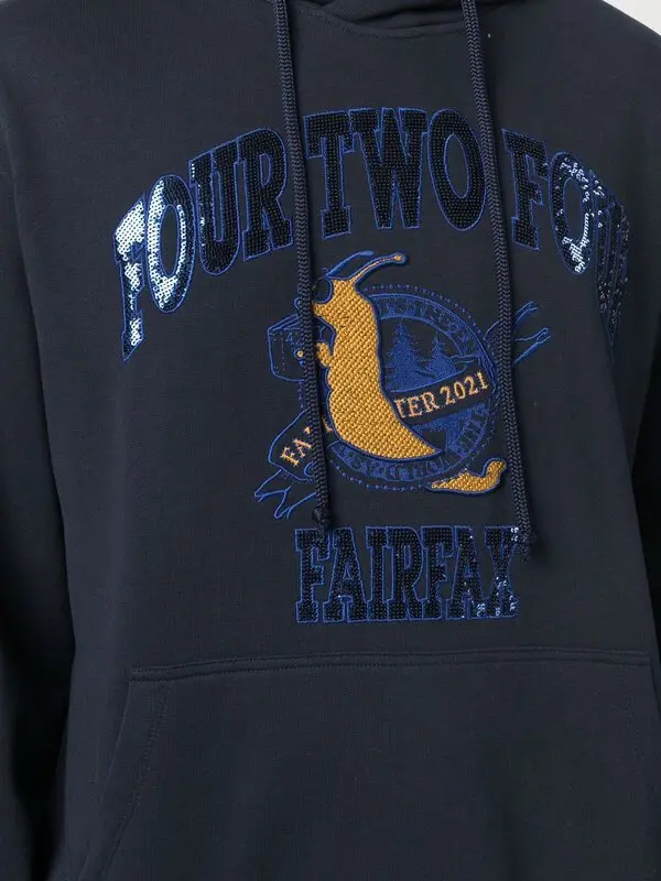 424 Appliqué Detail Hoodie