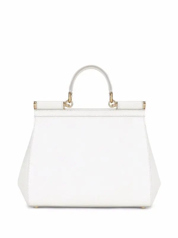 Dolce & Gabbana Large Sicily Top-handle Bag - White