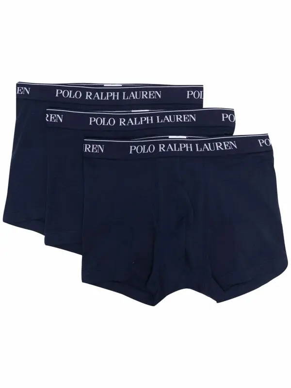 Polo Ralph Lauren Logo Waistband Boxer Briefs - Blue